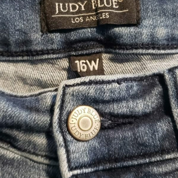 Judy Blue | Jeans | Judy Blue Classic Blue Distressed Denim Jeans ...